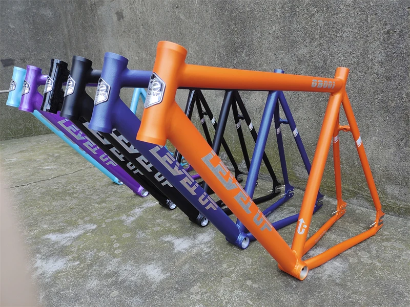 LEVEL-UP-Frame-GB001-Fixed-Gear-700c-Aluminum-49cm-52cm-55cm-Single ...