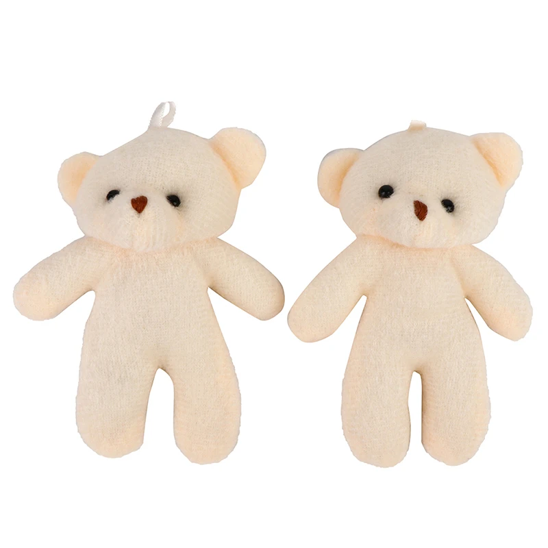 Mini oso de peluche de 12cm, colgante pequeño de 2 piezas, oso de ...