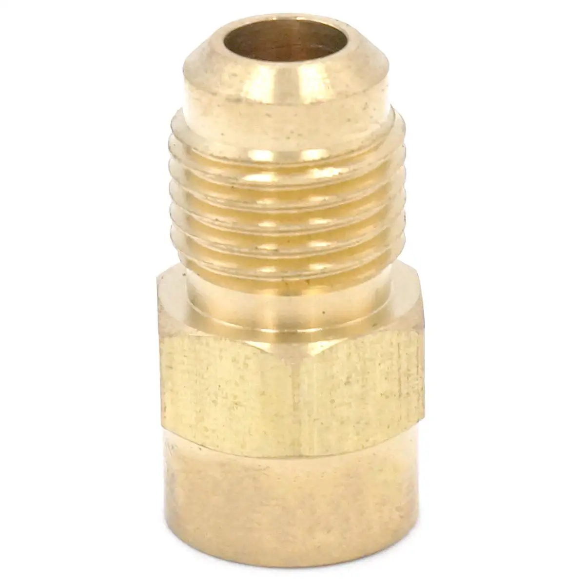 SAE Thread 1/2"-20 UNF Fit Tube OD 5/16" x 1/8" NPT Female Brass SAE 45 ...