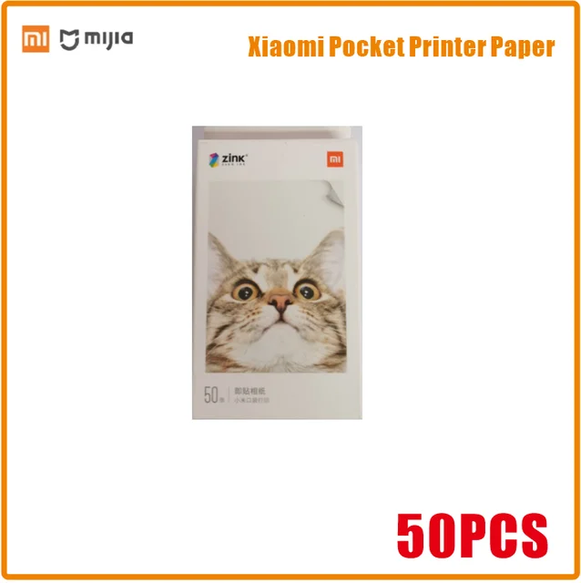 Original Xiaomi Pocket Printer Paper ZINK Self-adhesive Photo Print ...