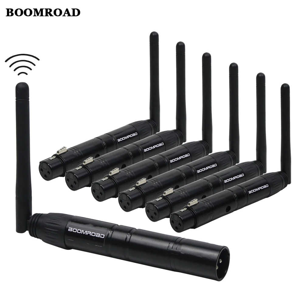 Wireless DMX512 2.4G 3pin XLR Receiver And Transmitter With Antenna DMX ...