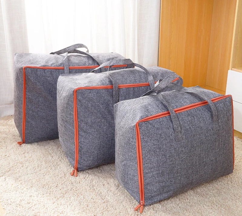Large-capacity-Canvas-Moving-House-Luggage-Clothes-Storage-Portable ...