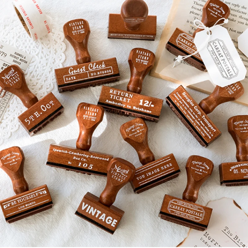 Wooden-Handle-Vintage-Ticket-Number-Letter-Stamp-Wooden-Rubber-Stamps ...