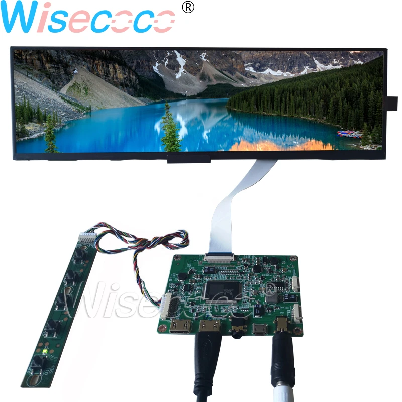 Nv126b5m-n41 12.6 Inch 1920×515 Lcd Screen 157ppi Rgb Edp 40 Pins Ips Display With Minihdmi Usb ...