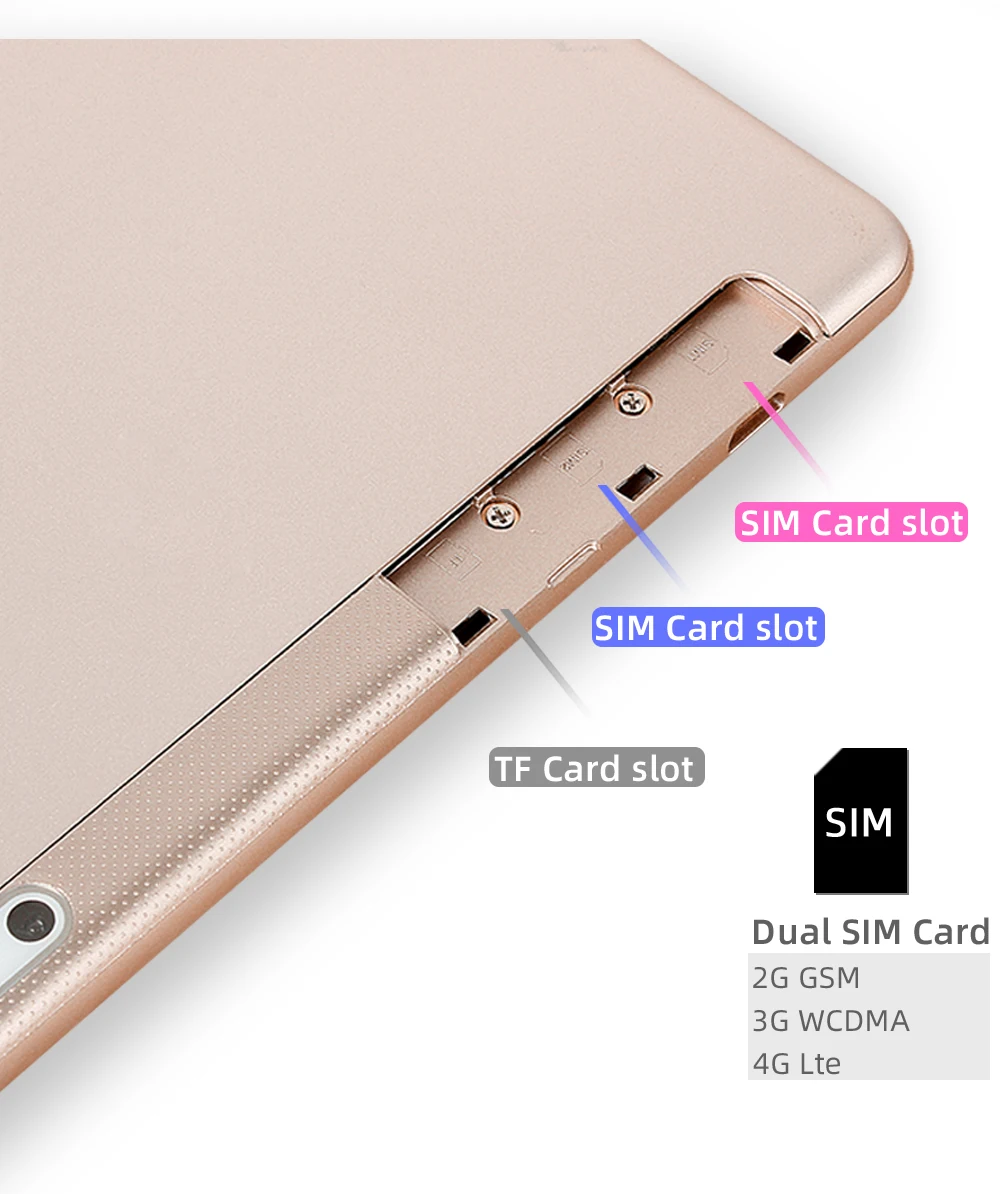 Mx960 10 дюймов планшетный ПК Android 9,0 Phablet 3g WCDMA 4G LTE планшеты 6 ГБ ОЗУ 128 Гб ПЗУ ...