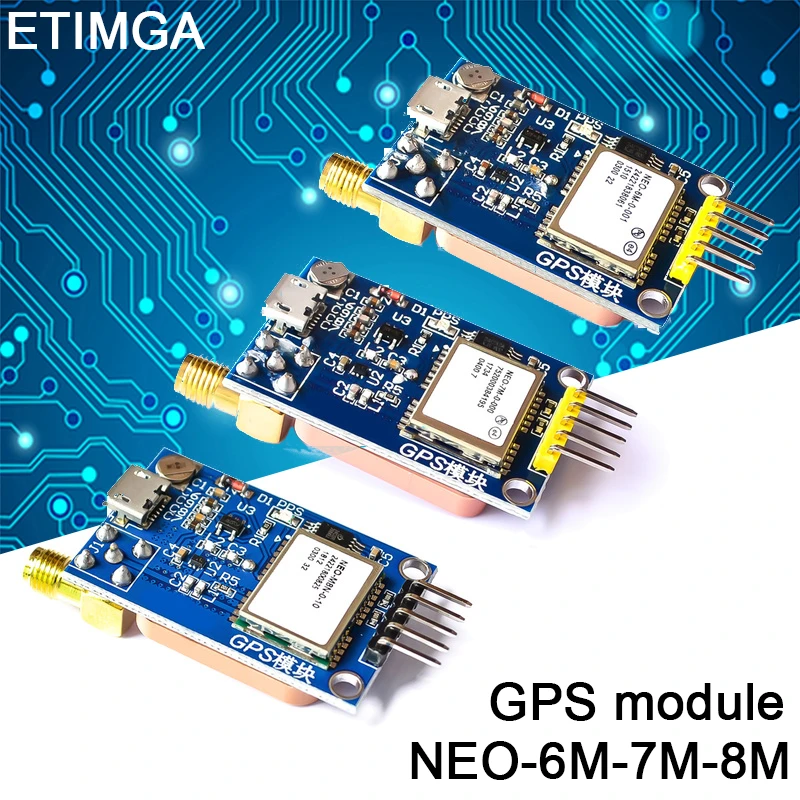 Gps Neo-6m Neo-7m Neo-8m Satellite Positioning Module Development Board ...
