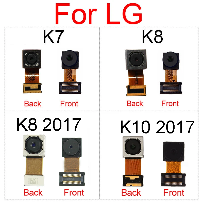 Front Rear Back Camera Module For LG K7 K8 K10 K12 K8 2017 2018 M200N ...