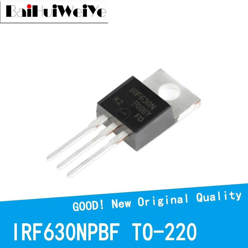 트랜지스터 MOSFET 오리지널 고품질 칩셋, IRF630NPBF, IRF630N, IRF630, 630N, 200V9.5A ...