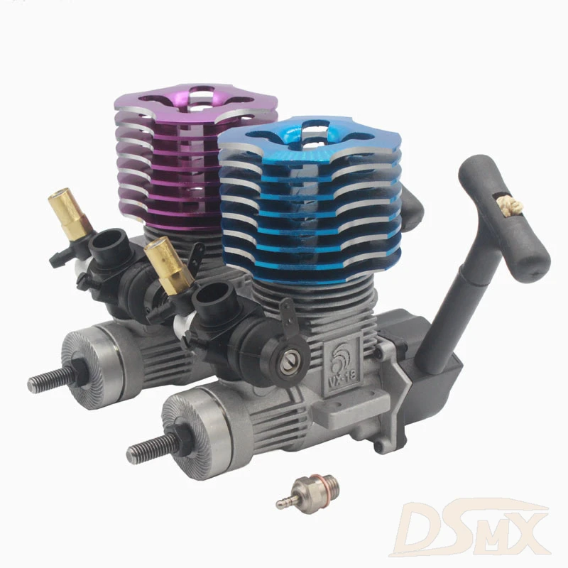 Hsp 02060 Vx 18 Engine 2.74cc Pull Starter Purple Rc 1/10 Nitro Car On ...