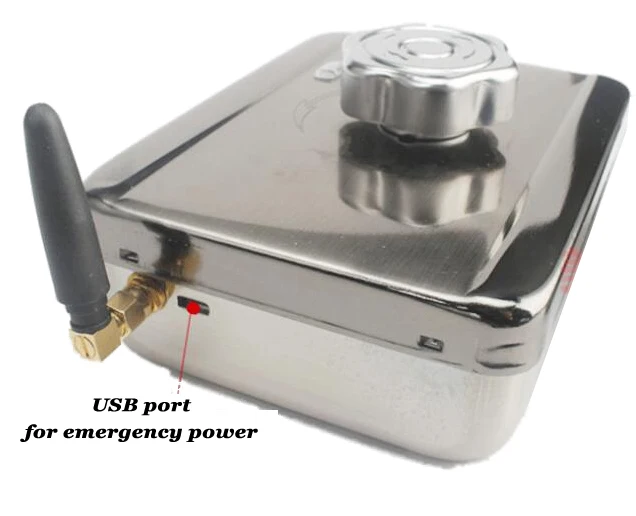 AA Battery Driven Remote Control Electric Lock Hidden Door Lock Key ...