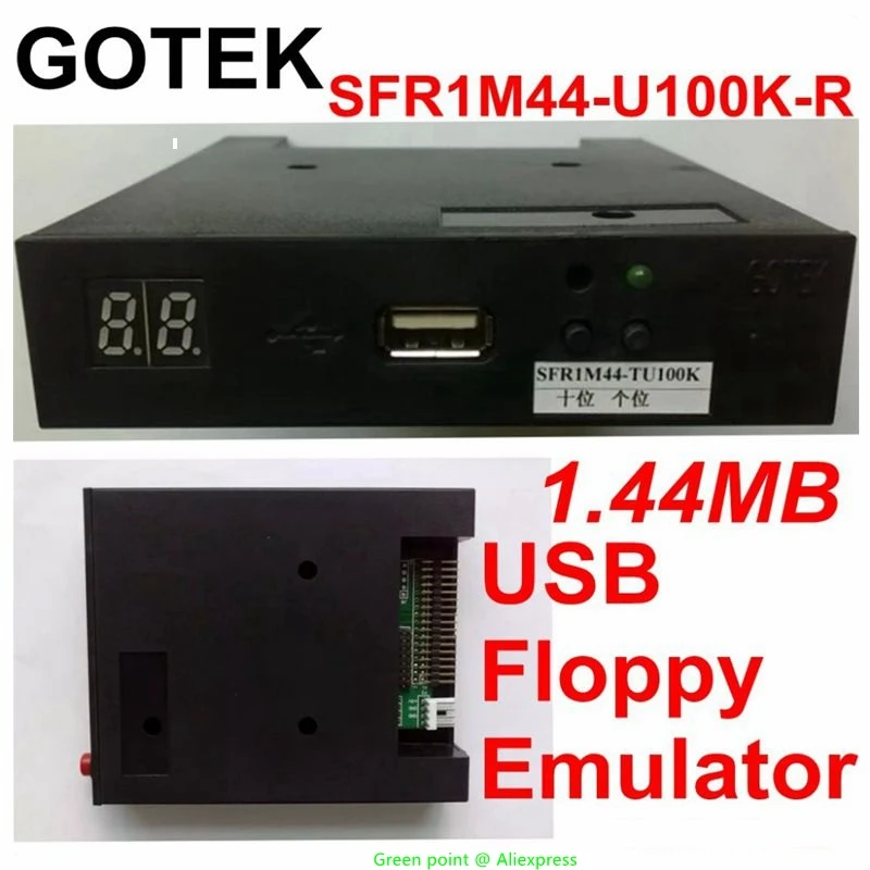 Original Gotek Sfr1m44-u100k-r 3.5" 1.44mb Usb Floppy Drive Emulator ...