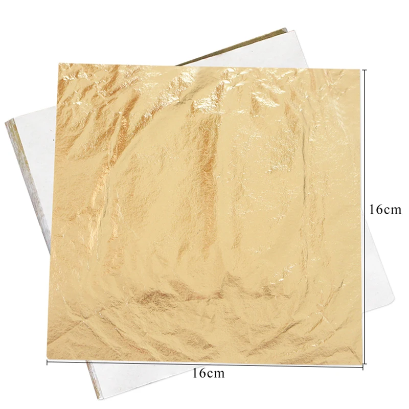 1000pcs #2.5 Copper Foil Imitation Gold Leaf 16cm for Art Craft Design ...