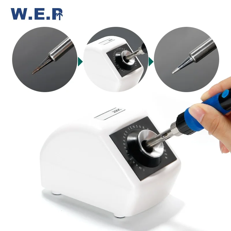 WEP-200C-Intelligent-Soldering-Iron-Nozzel-Cleaner-For-Soldering-Tip ...