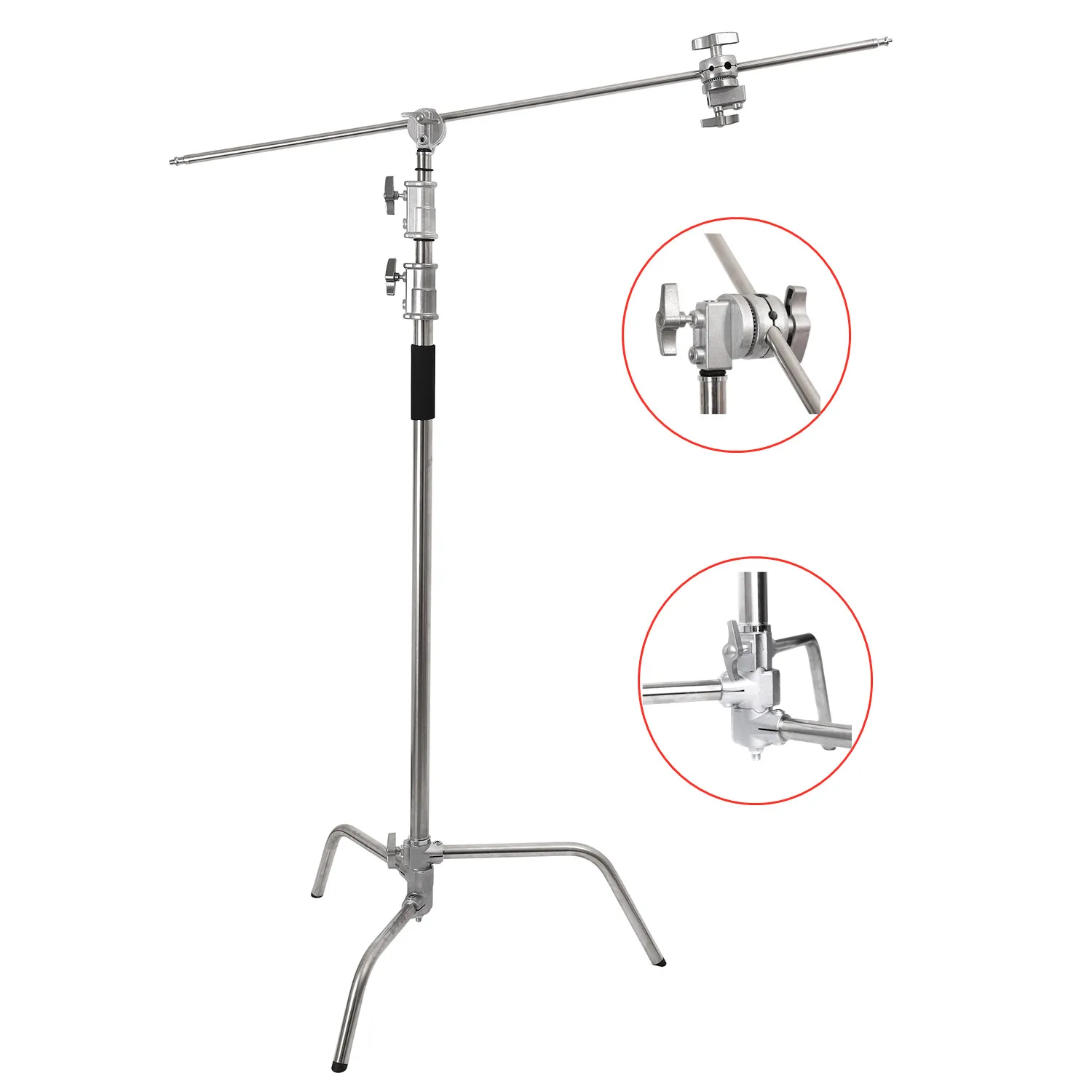 3.3M Stainless Steel Century Foldable Light Stand Tripod Magic Leg ...