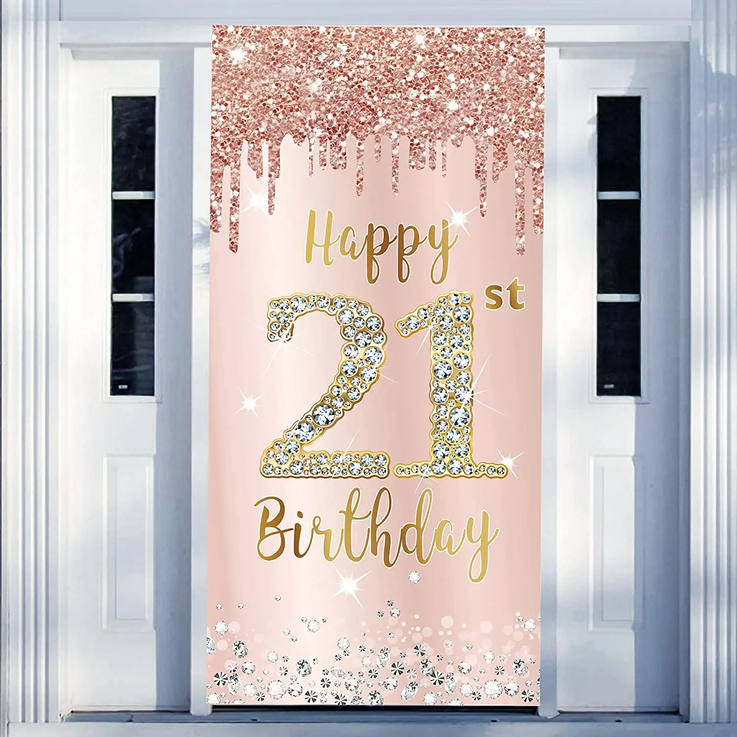 21st Birthday Banner Design