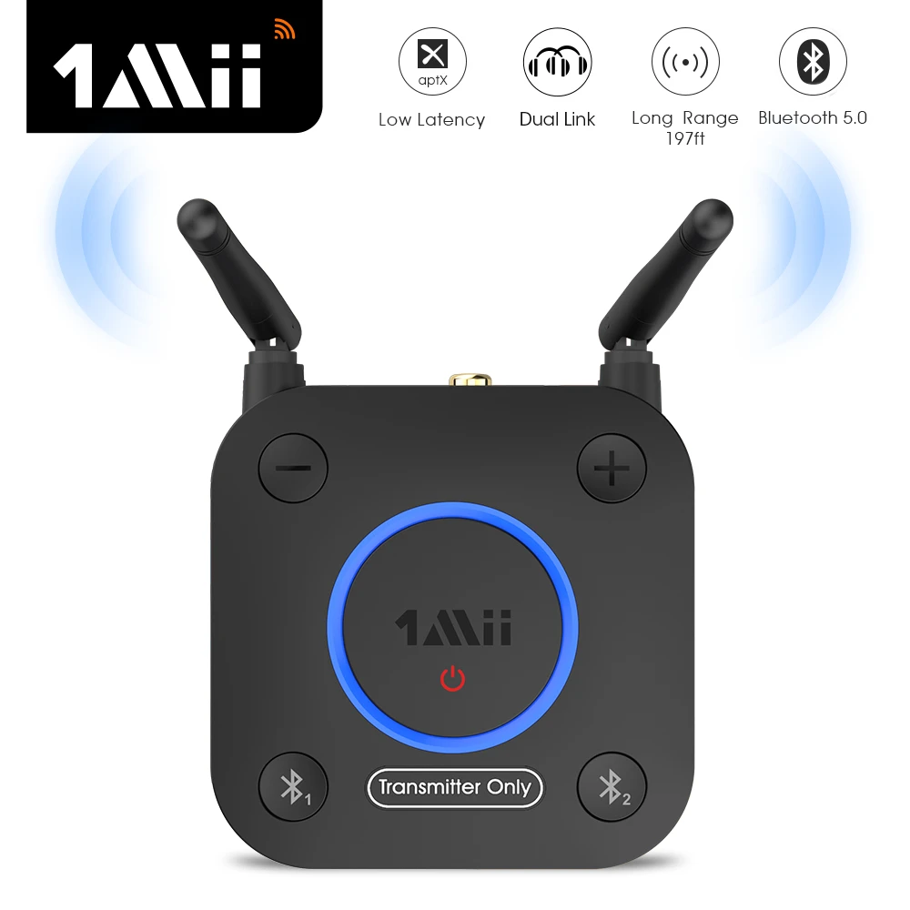 1Mii B06TX Bluetooth Transmitter Audio Aptx LL HD Dual Link Coaxial ...