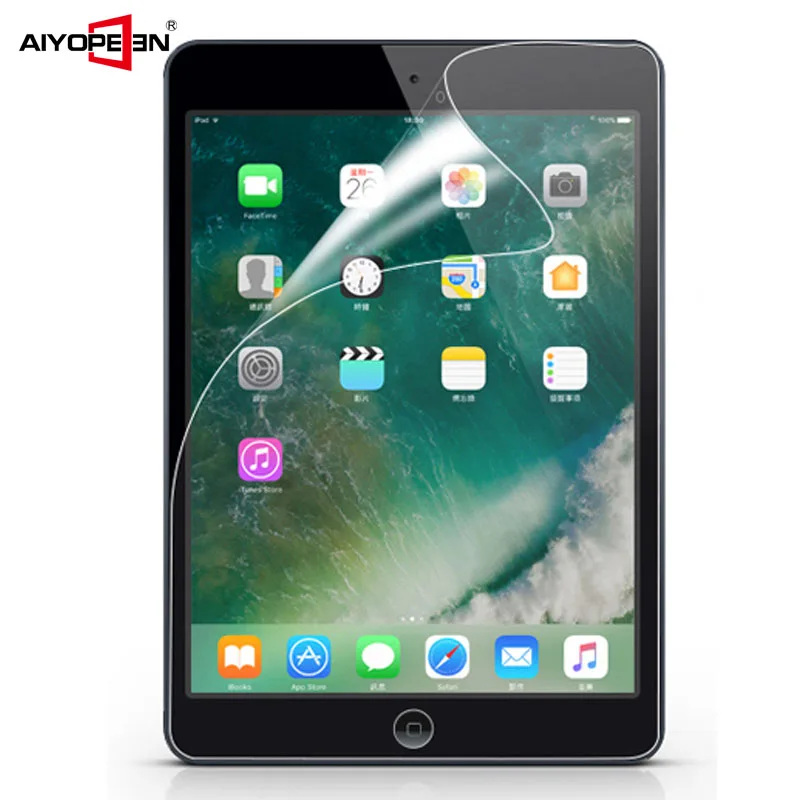 Plastic soft screen protector for Ipad 2 3 4 air 9.7 10.2 10.5 11 2018 ...