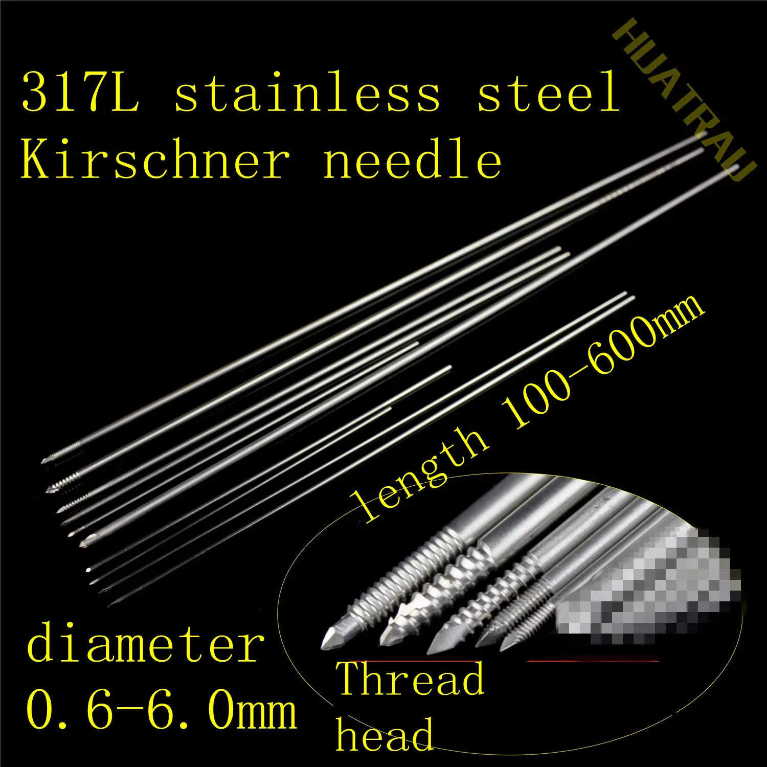 medical orthopedic instrument 317L stainless steel K.Wire Kirschner ...