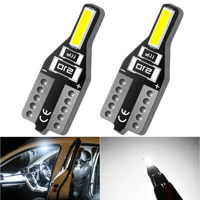 T10 194 168 W5W Led Bulb Car Interior Light For Toyota Corolla Avensis ...