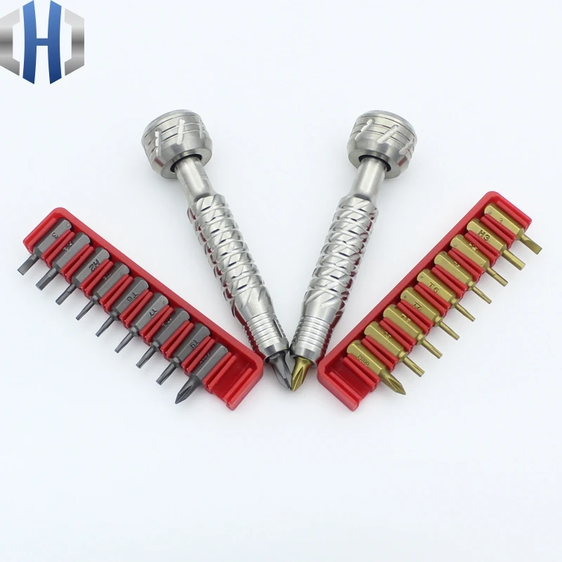 Titanium alloy Palm Rotation Screwdriver Portable Defense EDC Tool ...