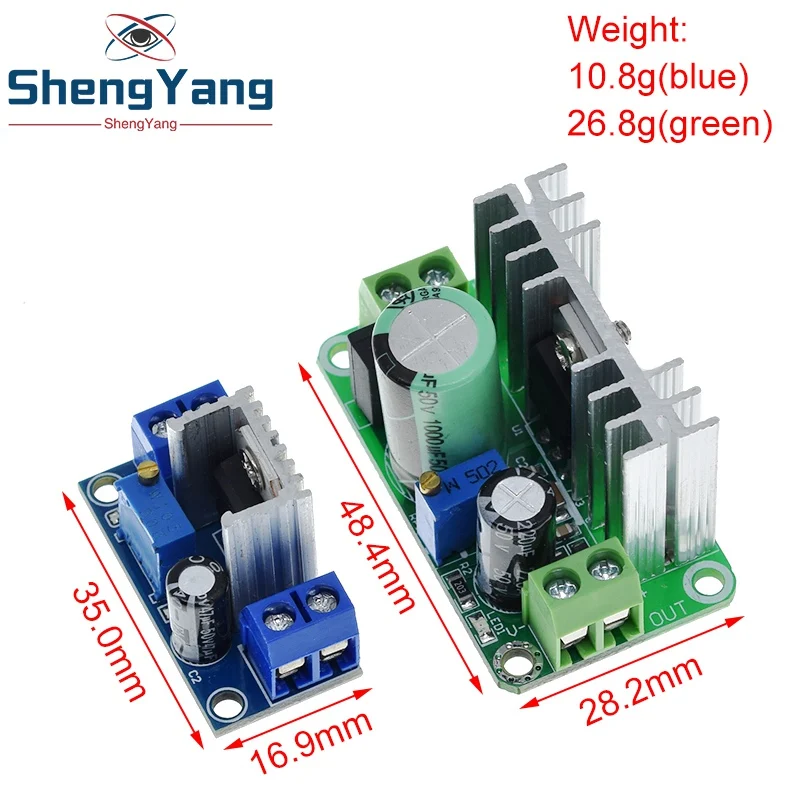 Lm317t Dc-dc Adjustable Converter Buck Step Down Circuit Board Module ...