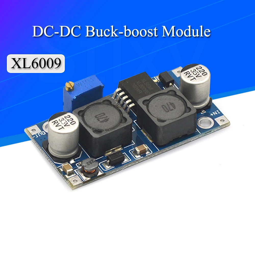 DC-DC-XL6009-Auto-Boost-Buck-Adjustable-Step-Up-Step-Down-Converter ...