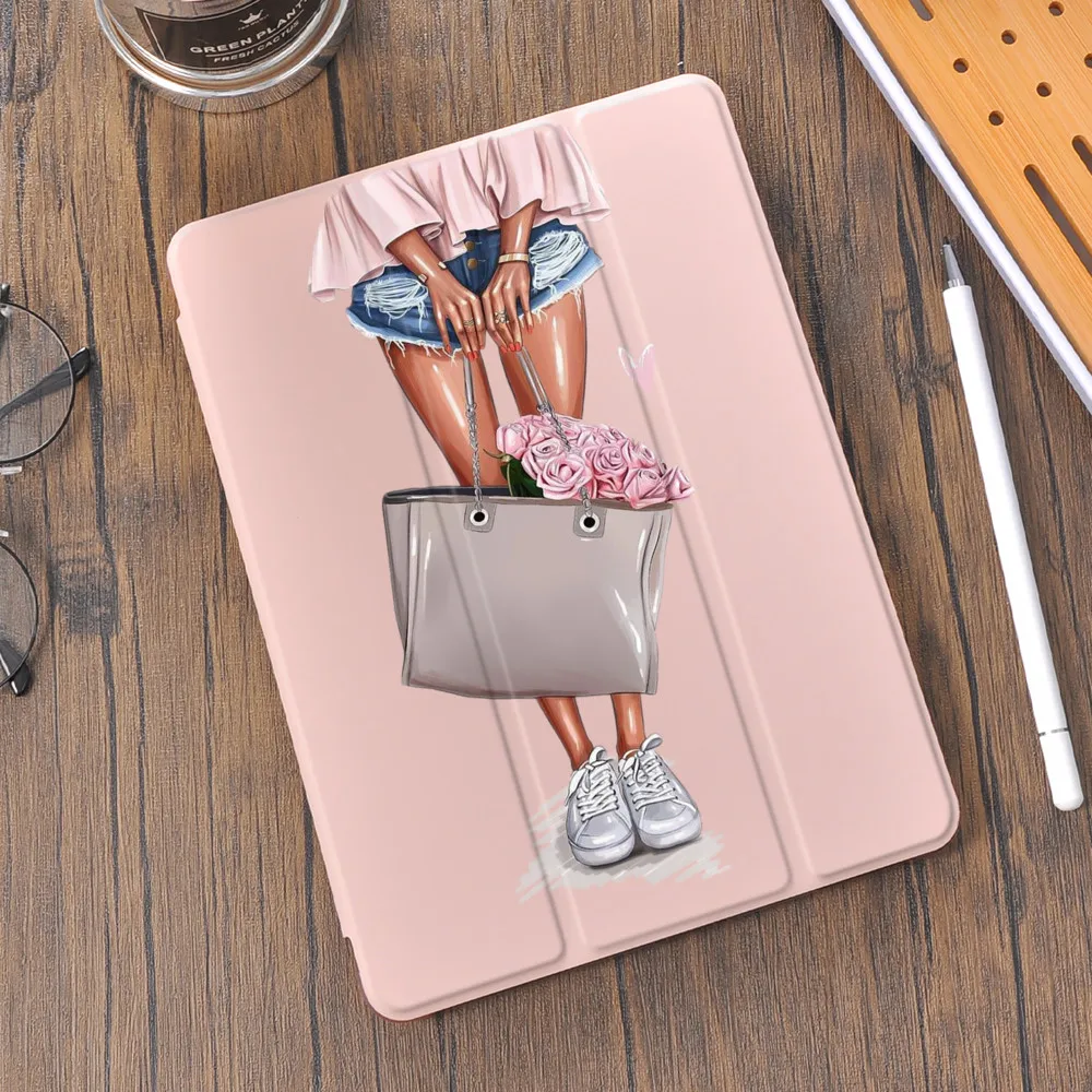 Girls Fashion For Ipad 8th Generation Case Air 4 Funda With Pencil ...