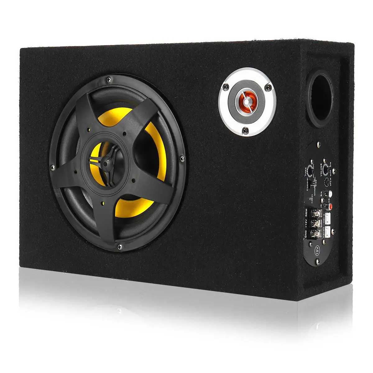 480w-Car-Subwoofer-Under-Seat-Powered-Speaker-Alloy-Shockproof-Power ...