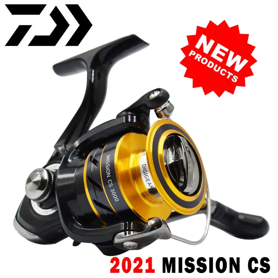 Daiwa – Moulinet De Pêche Mission Cs 2021 À 2000, Bobine En Aluminium Usiné Abs, Puissance 2kg ...