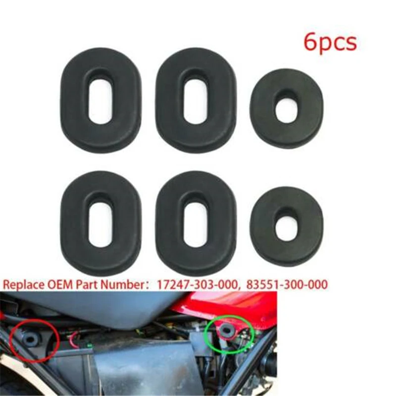 6PCS Motorcycle Fairing Side Cover rubber Grommet For Honda CB100 CL100 ...