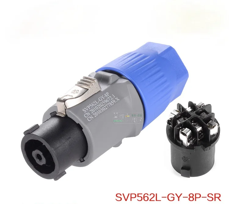 1Pcs Taiwan SREXACT 8 pin audio stecker acht pin lautsprecher stecker ...