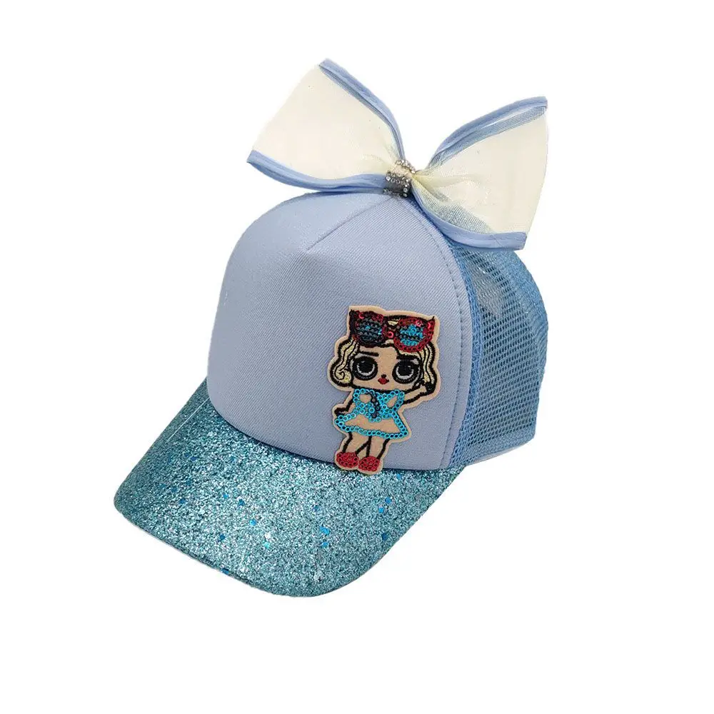 lol doll surprise Children's hat cartoon cap girl embroidered visor bow ...