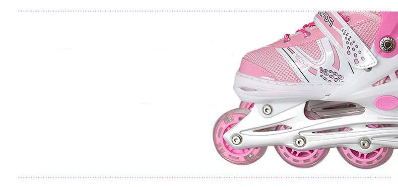 Детские коньки, мигающие роликовые коньки, Взрослые роликовые коньки ...