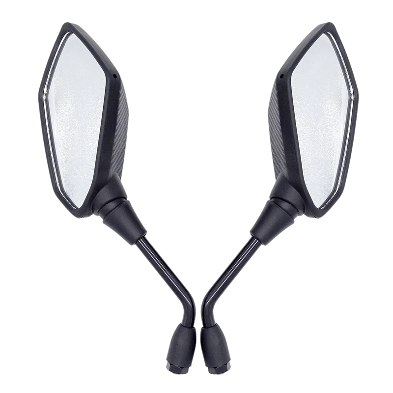 1-Pair-Motorcycle-Rearview-Mirrors-Scooter-retroviseur-universal-10mm ...