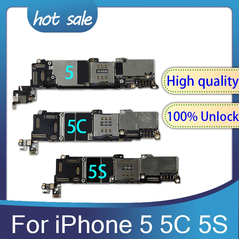 High Quality Mainboard For Iphone 5 5c 5s Motherboard With Ios System ...