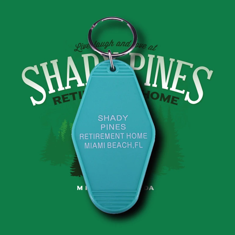 Thank You For Being A Friend The Golden Girls Keyring Miami Beach ...