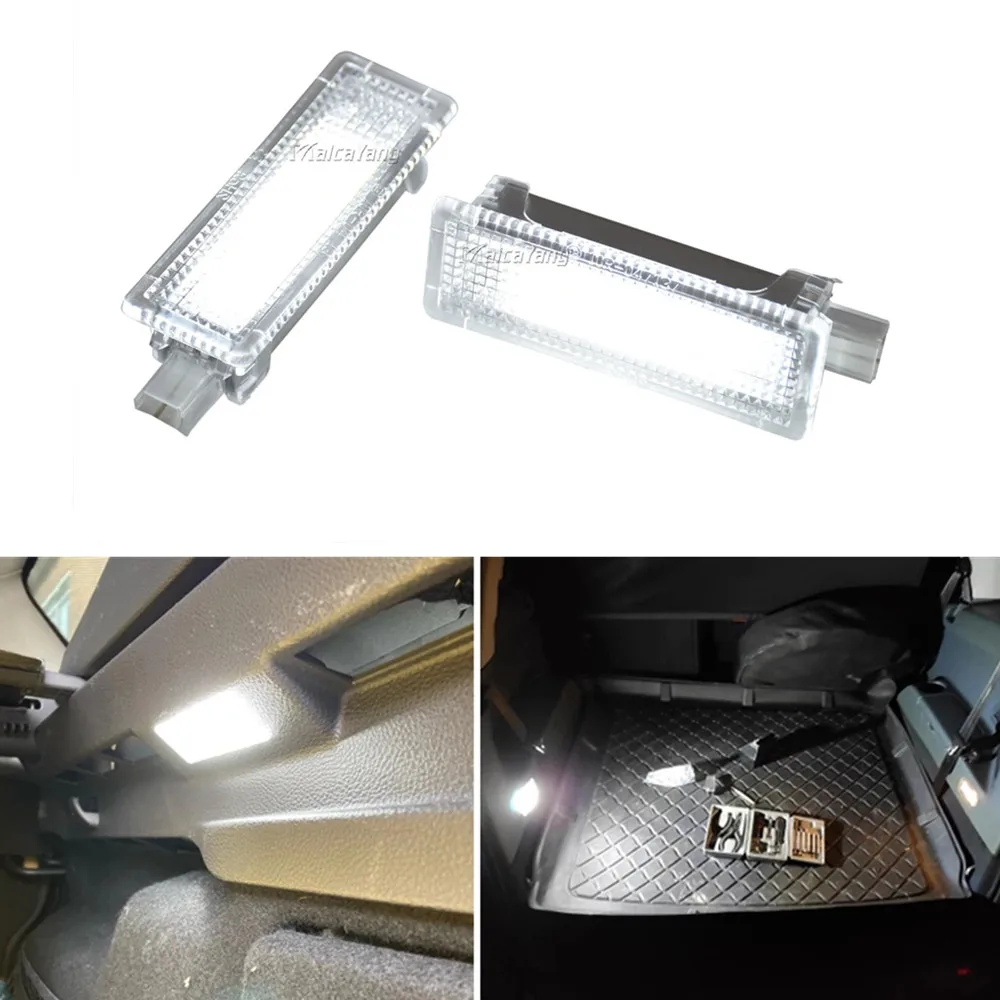 2Pcs LED Trunk Luggage Lamps Door Footwell Courtesy Light For Land ...