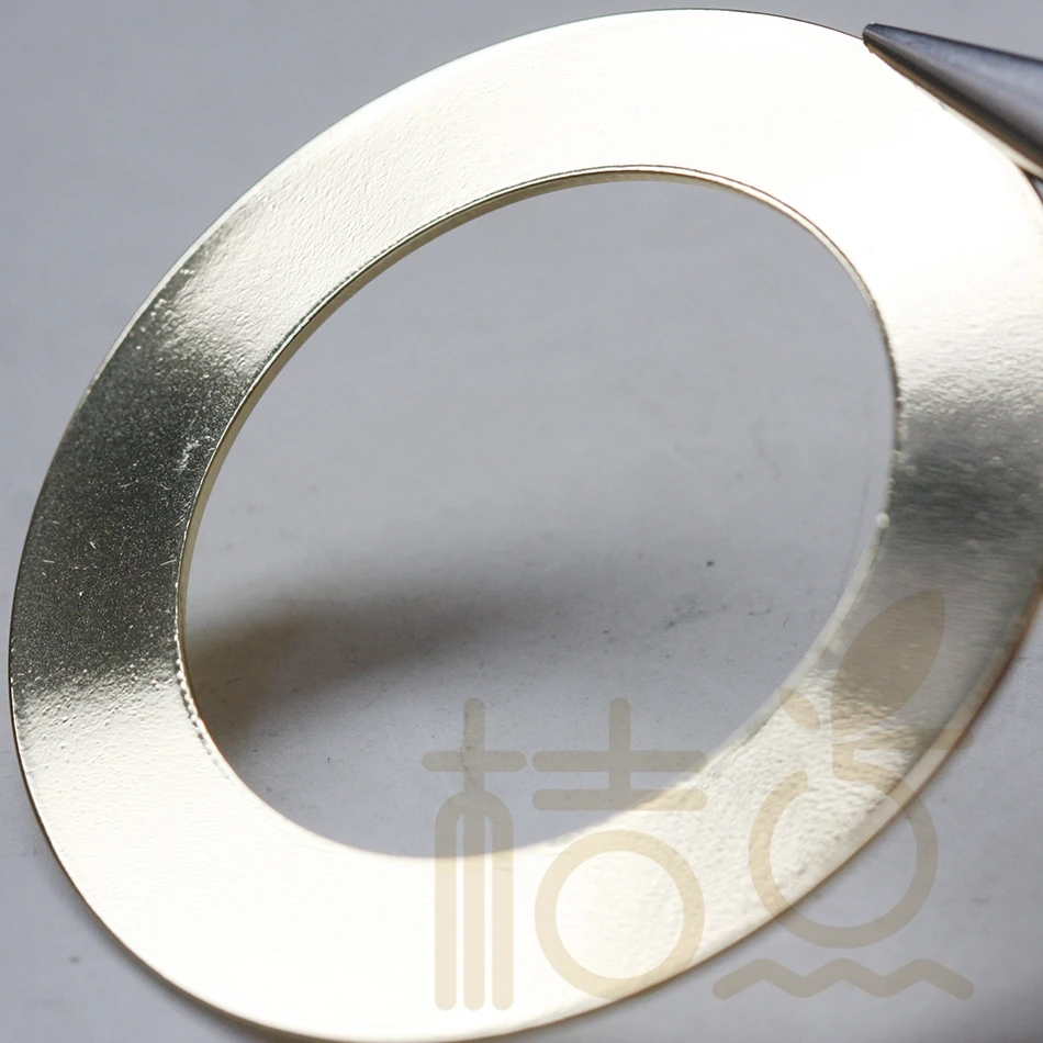 One Piece Brass Base Flat Ring Washer Loop 60mm (3806C V 178)|Jewelry ...