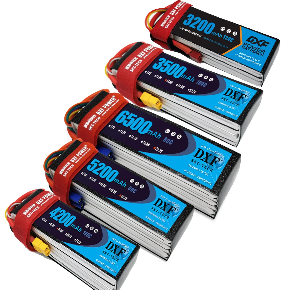 DXF-Lipo-Battery-2S-3S-4S-6S-5200mAh-6500mAh-6200mAh-7000mAh-3200mAh ...