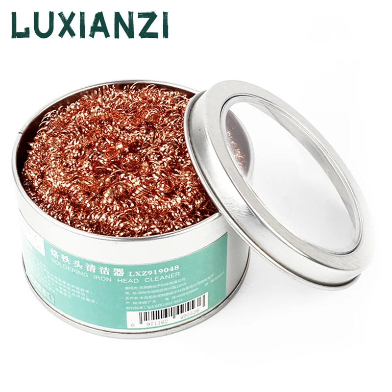 LUXIANZI-Electric-soldering-iron-Cleaning-Ball-Desoldering-Mesh-Filter ...