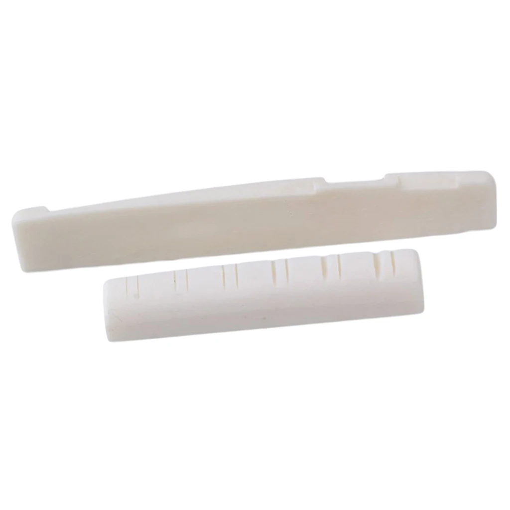 1Set-String-Instrument-12-String-Acoustic-Guitar-Saddle-Nut-Bone ...