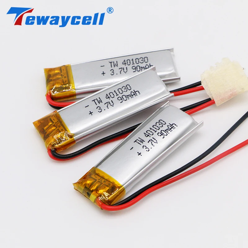 Tewaycell 5pcs/lot OEM Rechargeable Small Size Li polymer Battery 3.7v ...