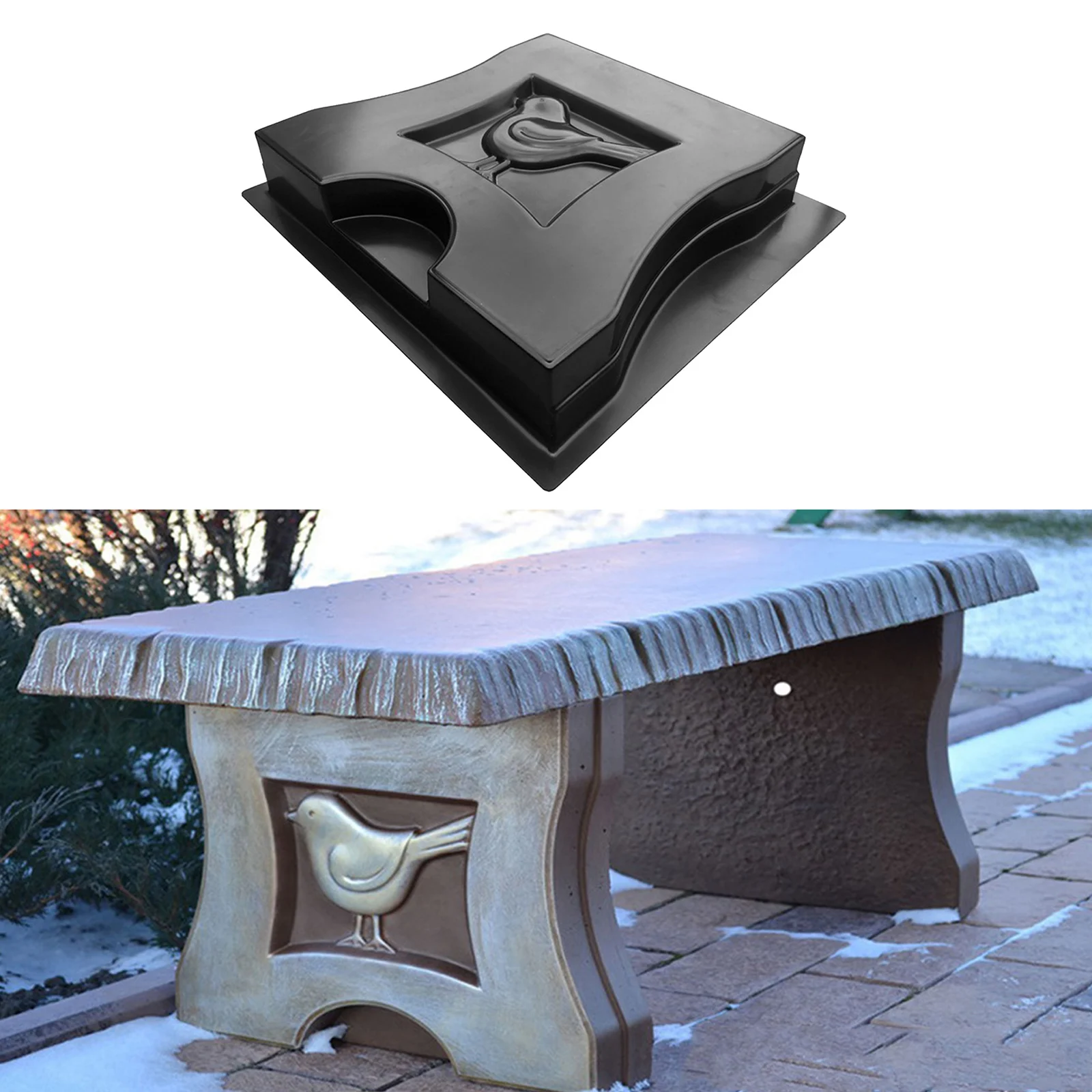 Concrete Garden Bench Mold