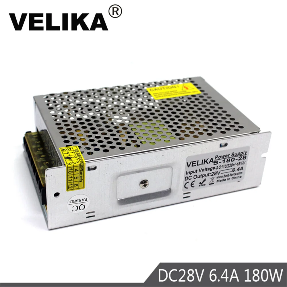 Variable DC28V Power Supply Driver 6.4A 180W Transformer 110V 220V AC ...