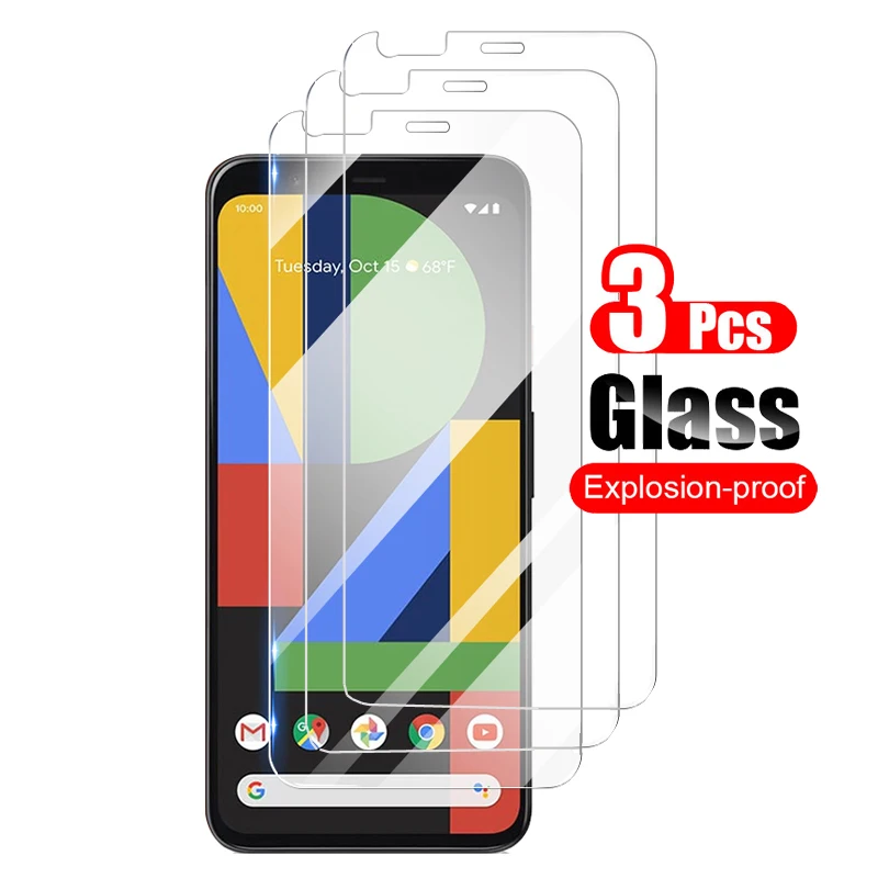 3Pcs-For-Google-Pixel-4-Pixel4-XL-4A-5G-Tempered-Glass-Screen-Protector ...