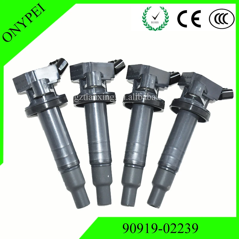 รถขดลวด90919 02239 90919 02262 UF 247คอยล์จุดระเบิดสำหรับ2000 2005 ...