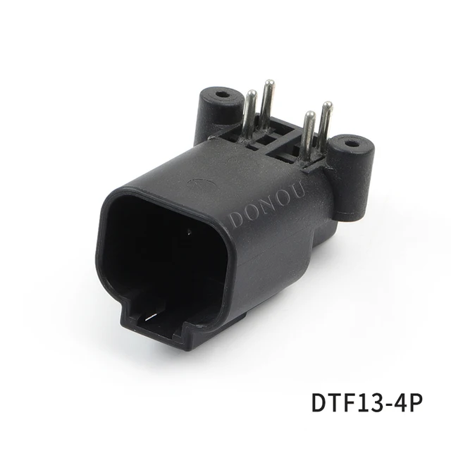 DTF13-4P Desch type 4-pin automobile waterproof connector male end ...