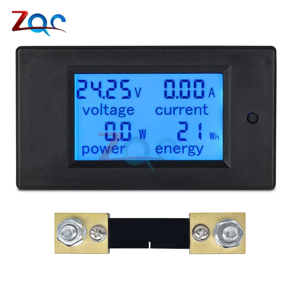 AC Digital Volt Watt 100A AC Digital - LCD Display For Voltage, Wattage ...