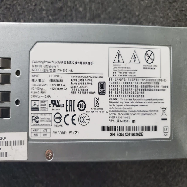 Original PSU For Liteon SA5212M4 NF5280 8480 M4 500W Switching Power ...