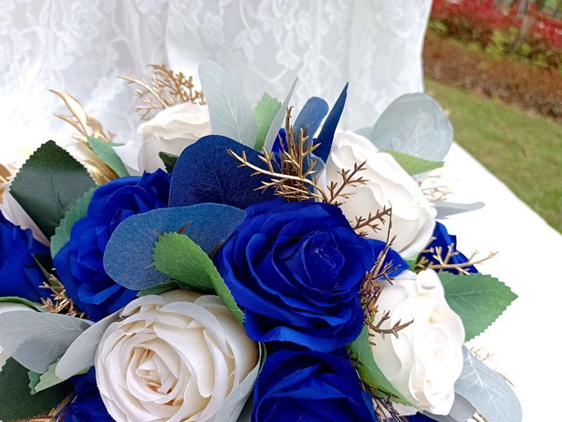 White Rose Bridesmaid Bouquet